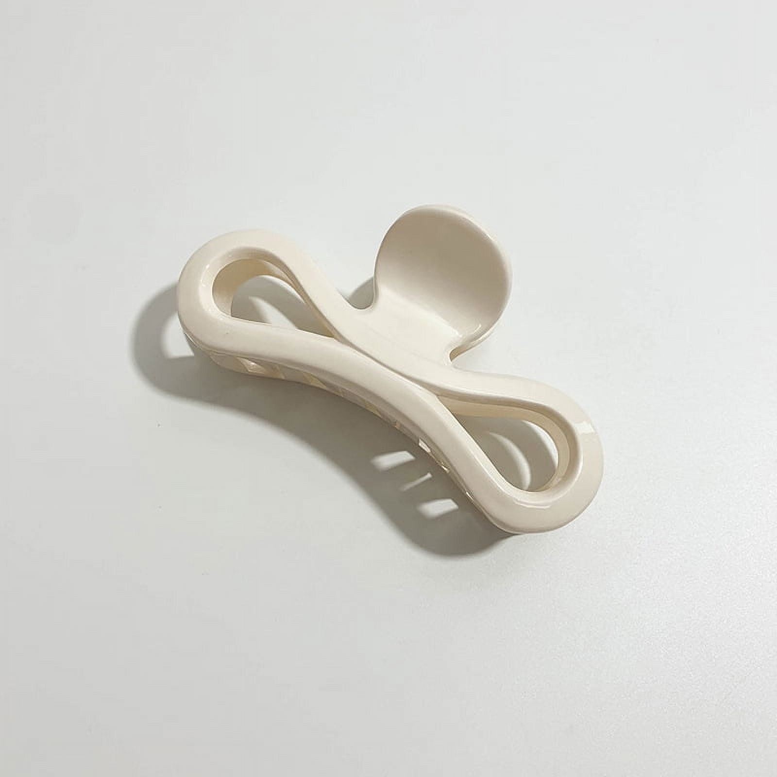 Hair Claws, Hair Clips Barrettes Acrylic Simple Cute French Design Hair ...