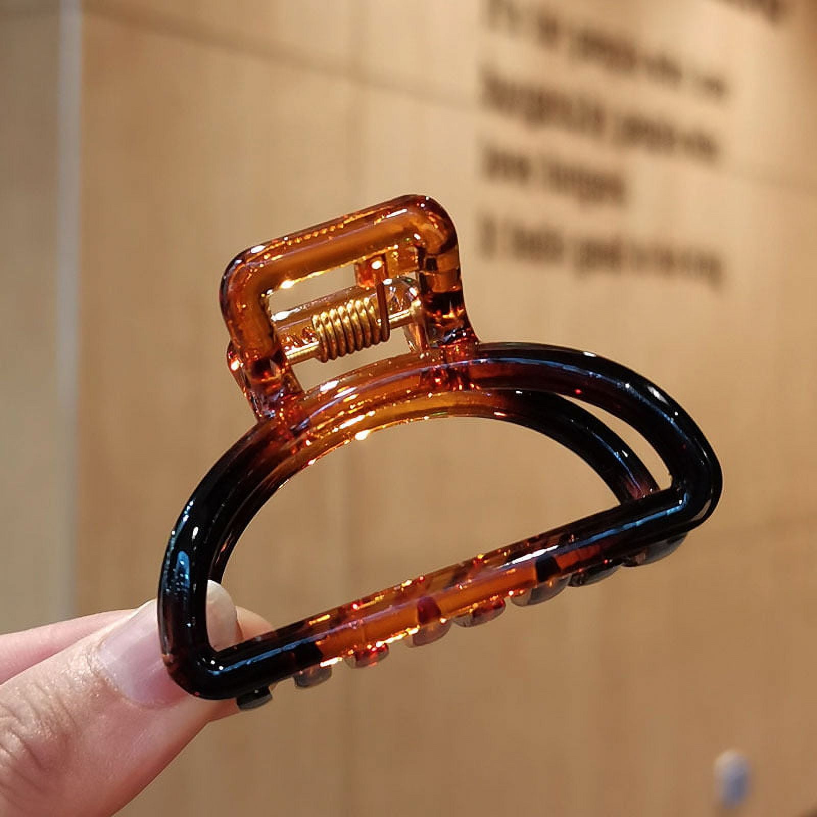 Hair Claws, Hair Clips Barrettes Acrylic Simple Cute French Design Hair ...