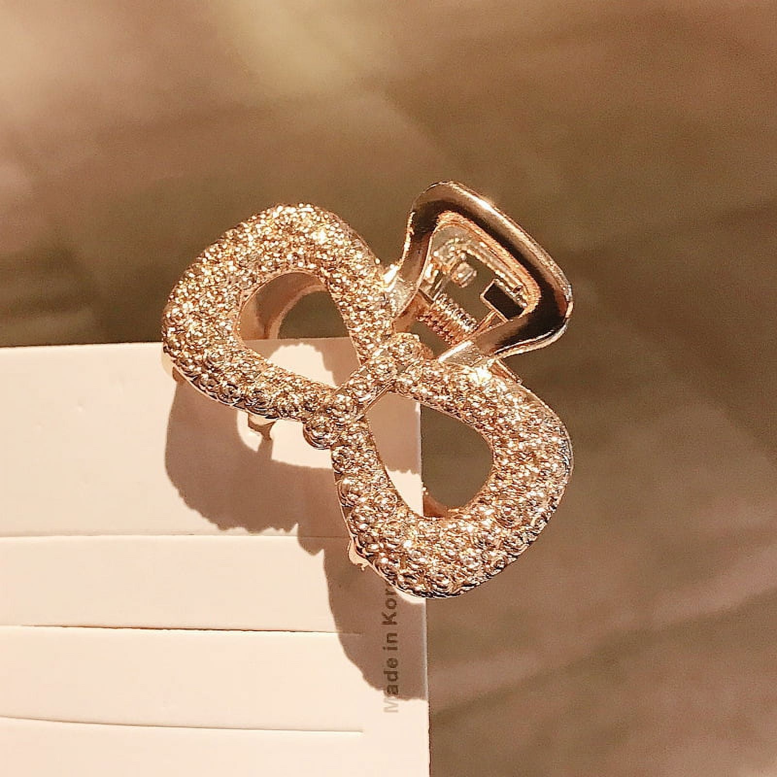 Hair Claws, Hair Clips Barrettes Cute Gold French Design Hair Pins ...