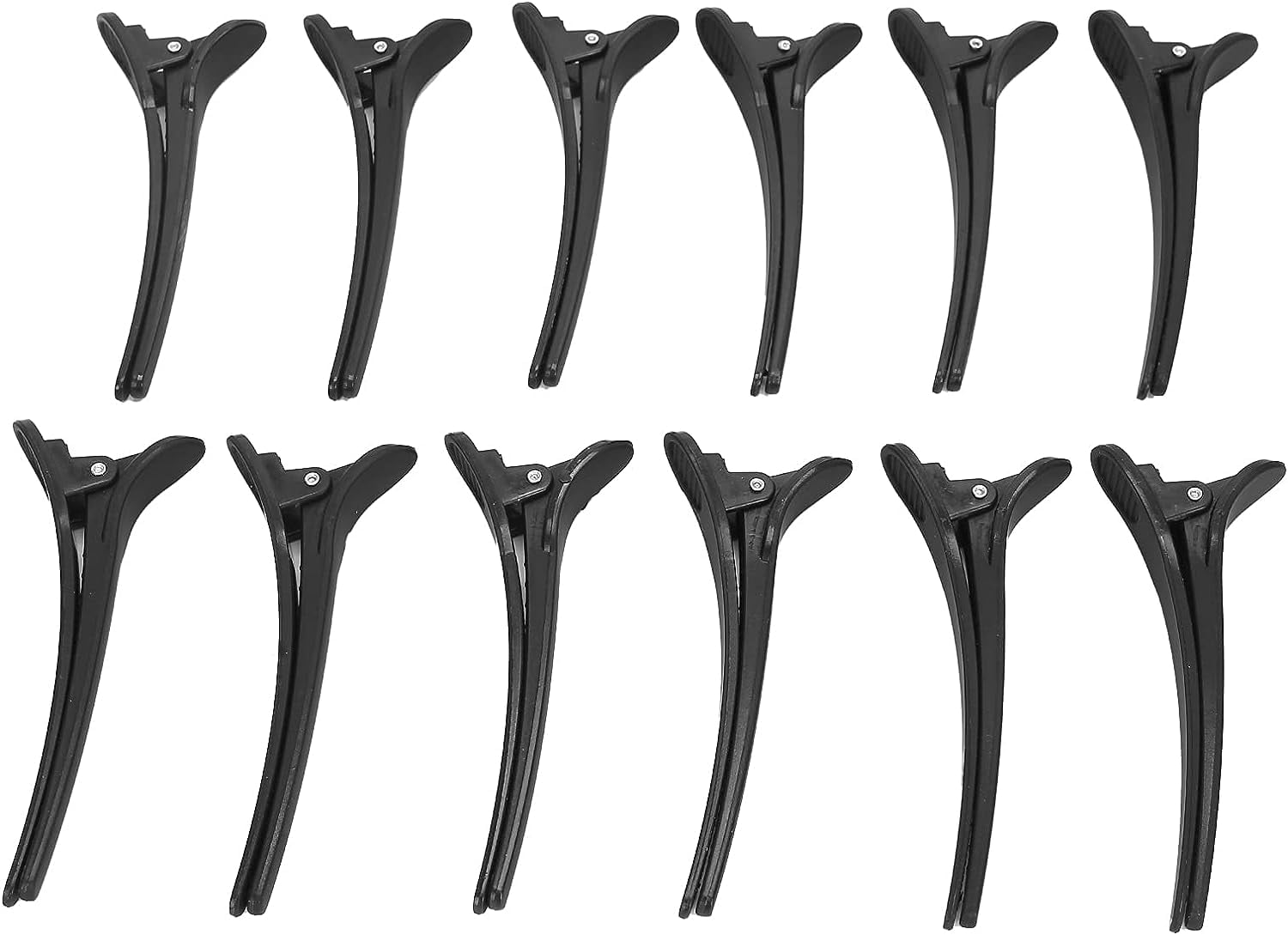 Hair Clip Hair Clamp Hair Holder, 12pcs Matte Duckbill Hair Clip Set ...