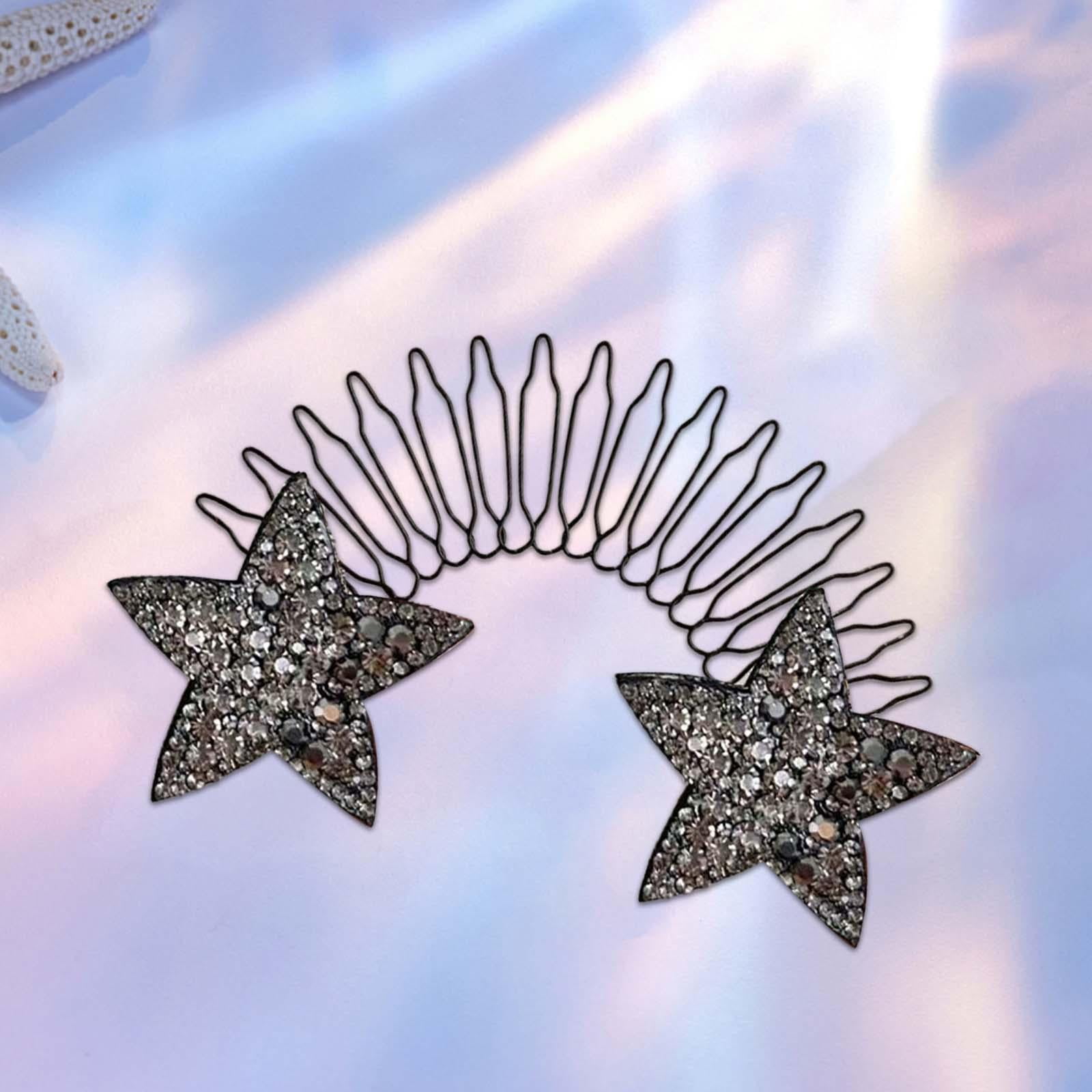 Hair Clip Comb Hair Finishing Fixer Hairgrips Rhinestone Hairpins ...