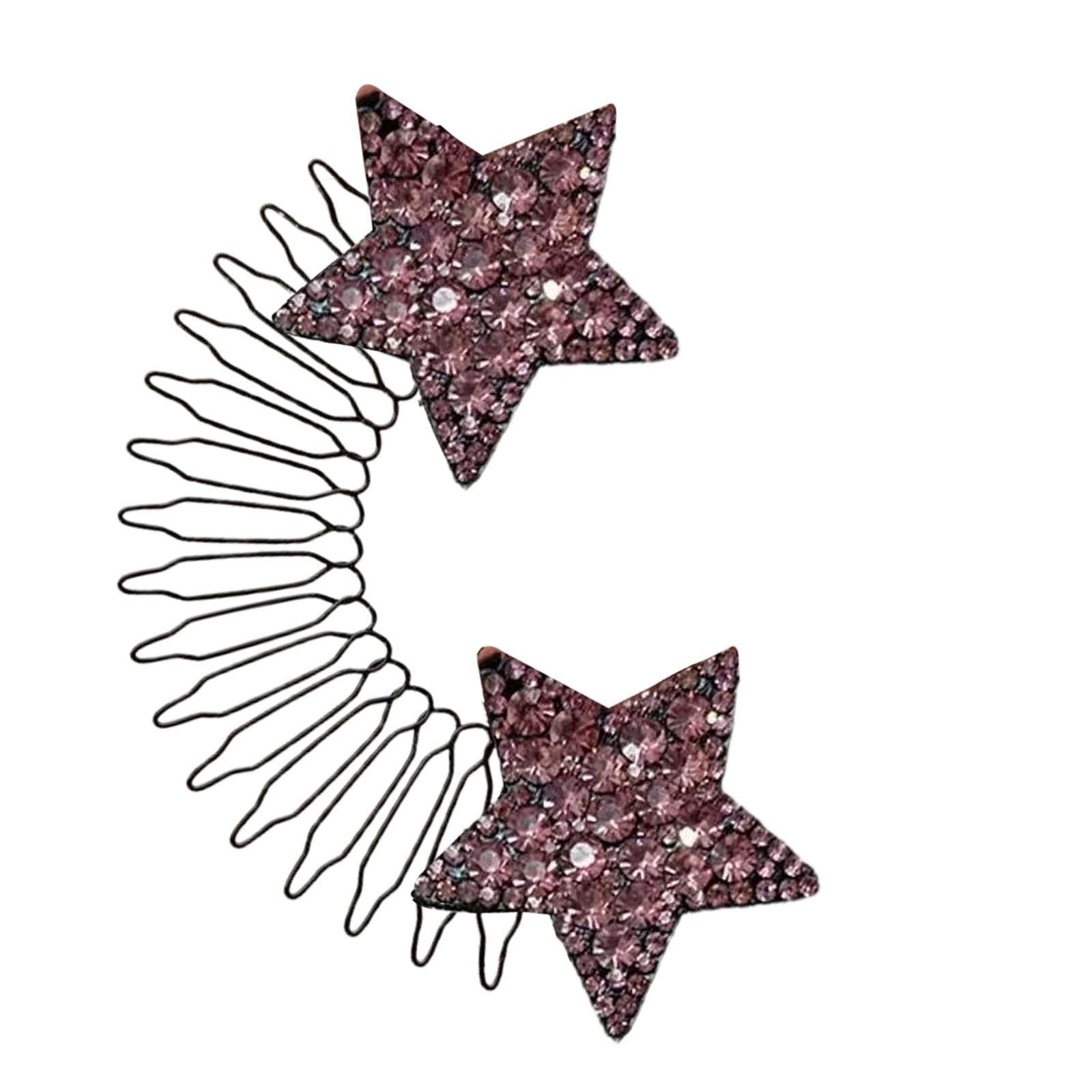 Hair Clip Comb Hair Finishing Fixer Hairgrips Rhinestone Hairpins ...