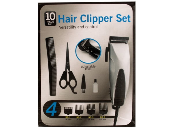 Hair Clipper Set with Precision Steel Blades - Walmart.com