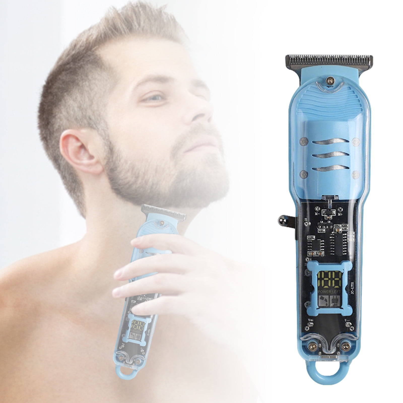Hair Clipper for Men and Women Long Lasting Cordless Rechargeable Trimmer with Extended Runtime ...