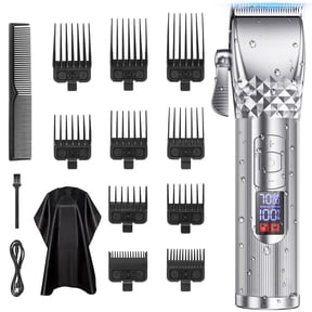 Vacutrim Vacuum Cordless Mens Beard Trimmer, Rechargeable Electric ...