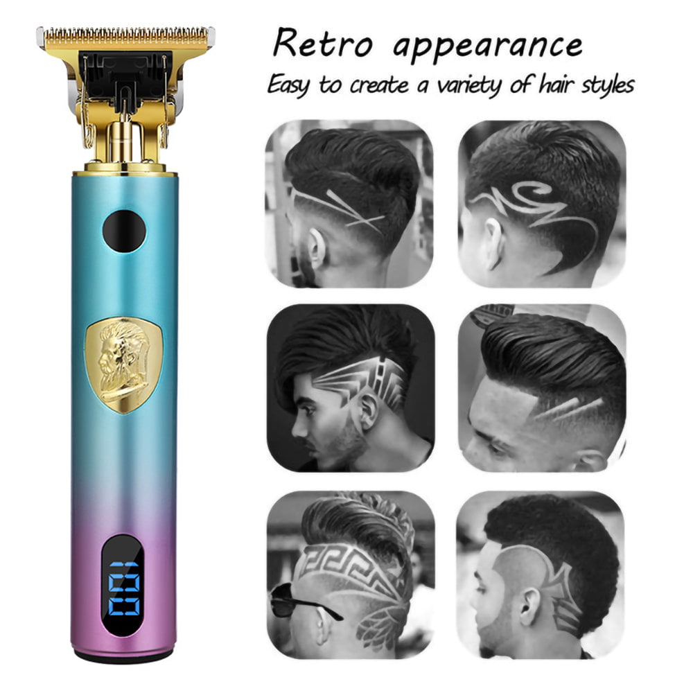 Hair Clippers Beard Trimmer for Men,Electric Cordless Rechargeable ...