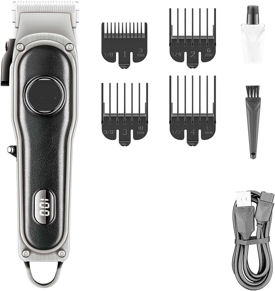 Hair Clippers for Men, Hair Clipper Adjustable Hair Trimmer ...