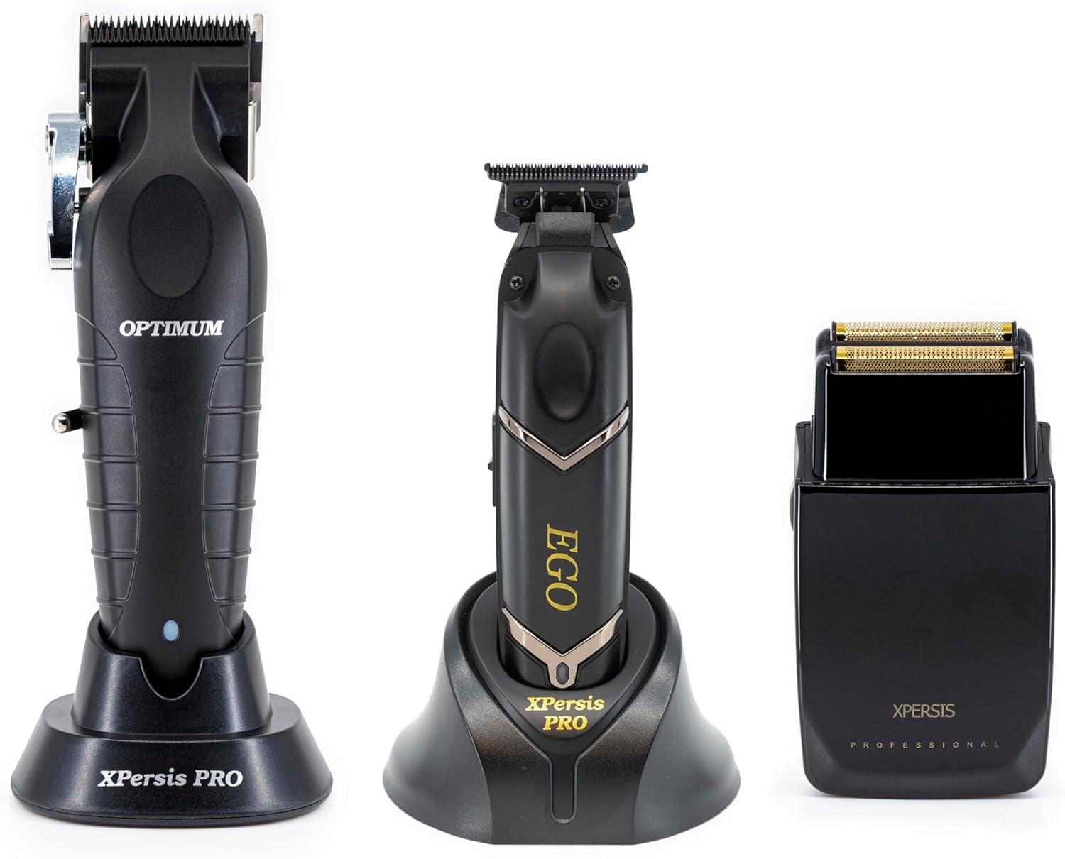 Hair Clippers for Mens,Barbers Professional Cordless Hair Clippers + Cordless Hair Trimmers Ego ...