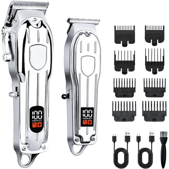 Hoey Hair Clippers Professional Cordless, Barber Hair Cutting Kit ...