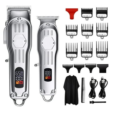 HIENA PRO Professional Hair Clippers Set for Men, Cordless Barber ...