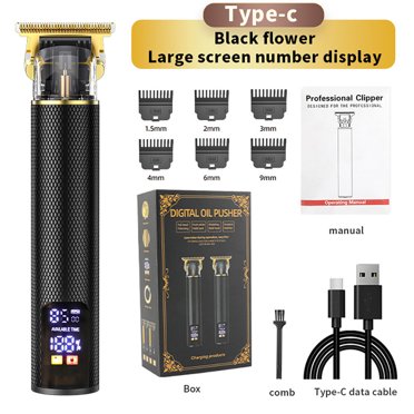 Hair Clippers for Men, Zero Gapped Trimmer, Professional T Blade ...