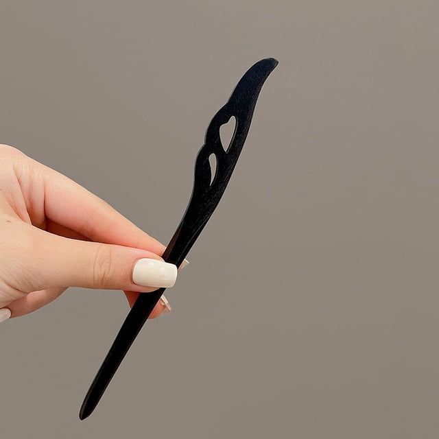 Hair Clips Pins Women Wood Hair Sticks Natural Chopstick Shaped Hairpin ...
