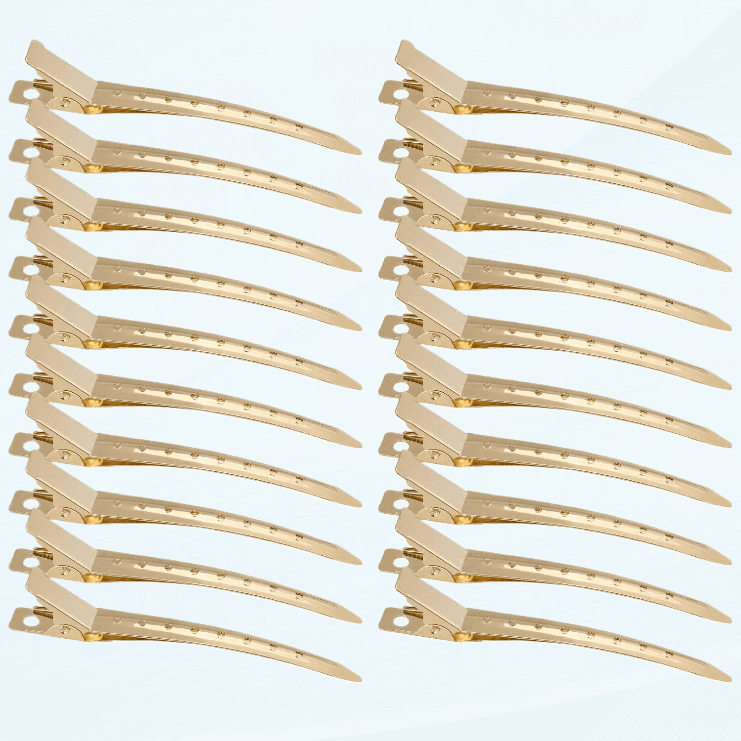 Hair Clips for Styling Sectioning 24Pack, Metal Duck Bill Clips for ...