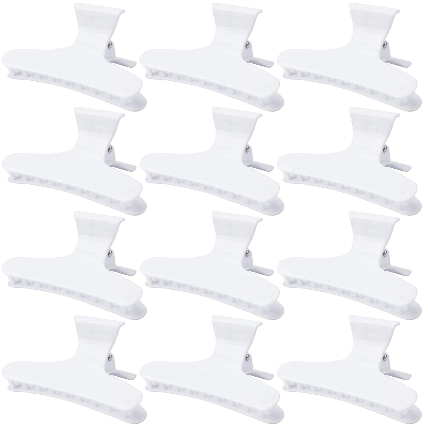 Hair Clips for Styling Sectioning White Butterfly Hair Clips Clamps ...