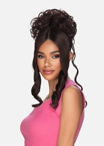 Hair Collection LPBP-IVY, Bang & Bun, Quick and Easy Lace, Ponytail Bun ...