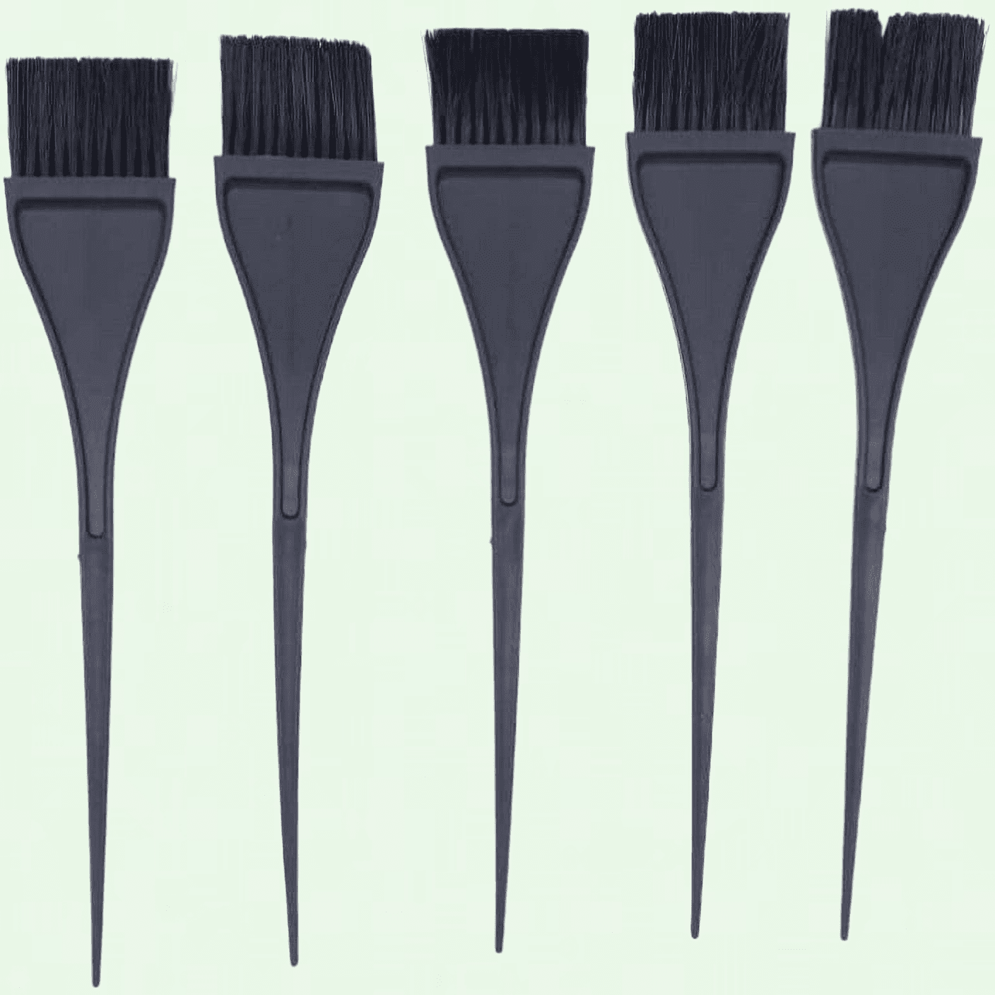 Hair Color Brush Set, 5 Pcs Plastic Hair Dye Applicator Brush, Easy ...