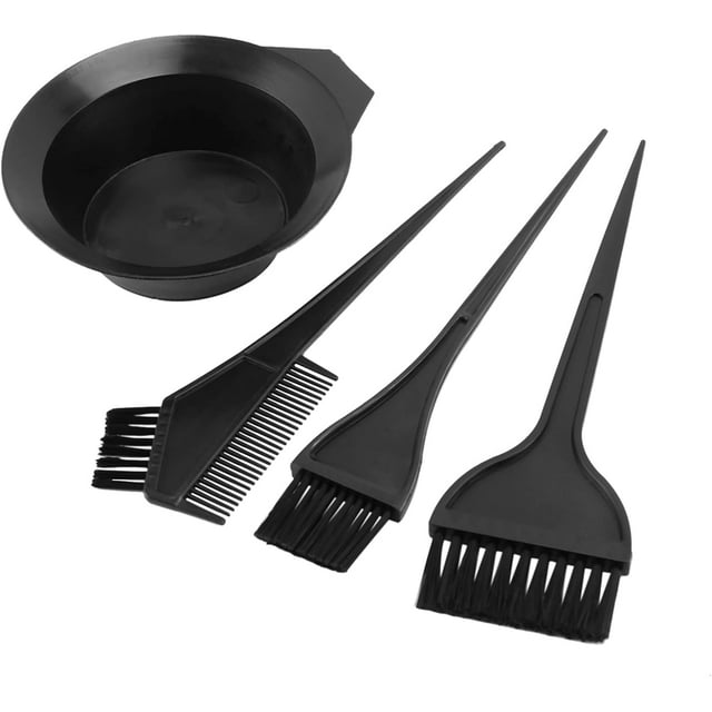 Hair Color Dye Bowl Comb Brushes Tool Kit Set Coloring