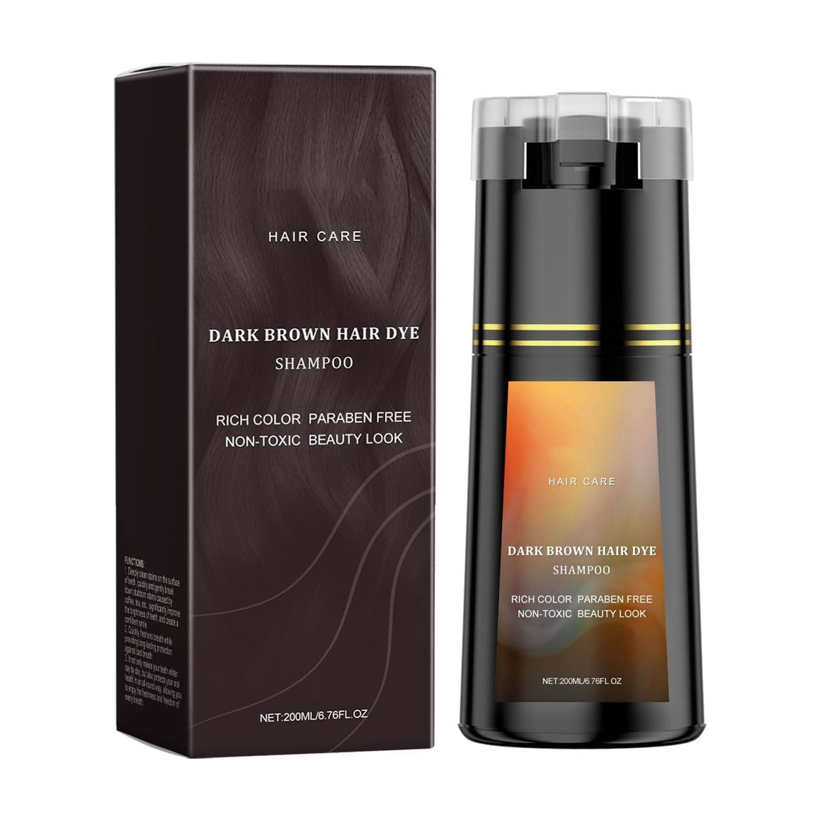 Hair Color Shampoo - Magic Dye for Gray Hair, Lasting Color in Minutes ...