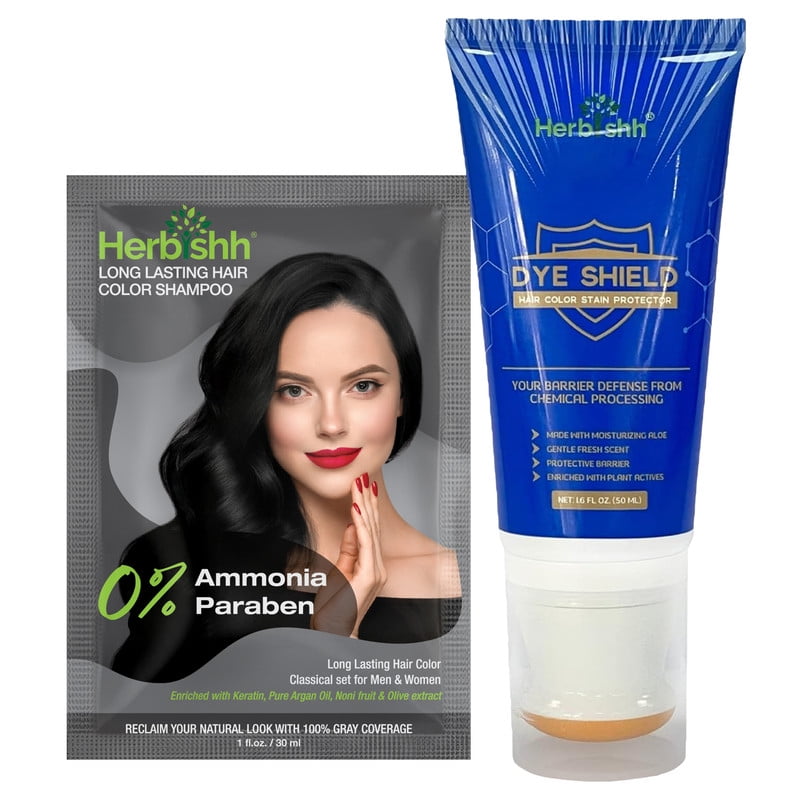 Hair Color Shampoo – Pack of 1 – 3-in-1 Dye, Conditioner & Cleanser ...