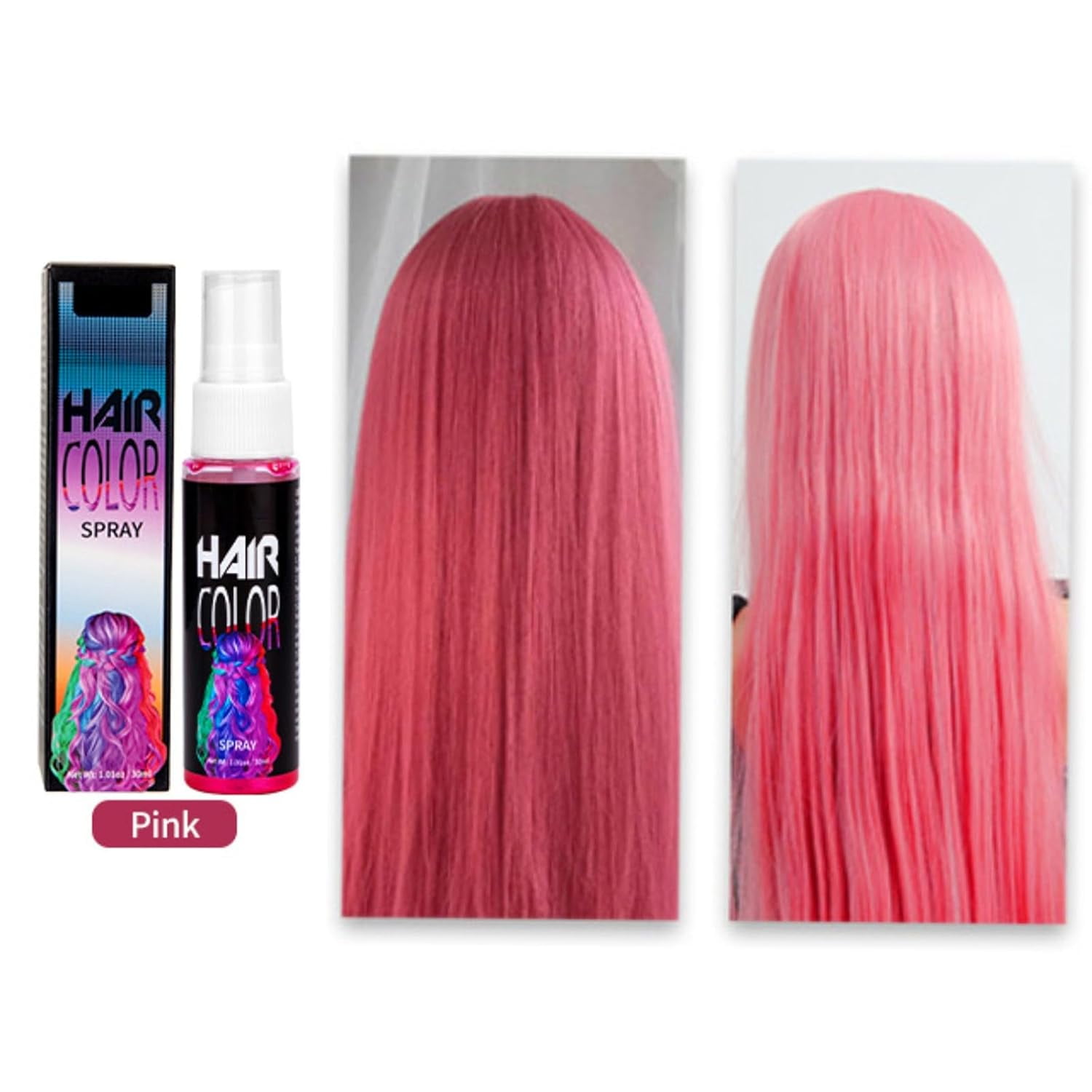 Hair Color Spray Temporary Hair Dye Spray Instant Vivid Hair Color for ...