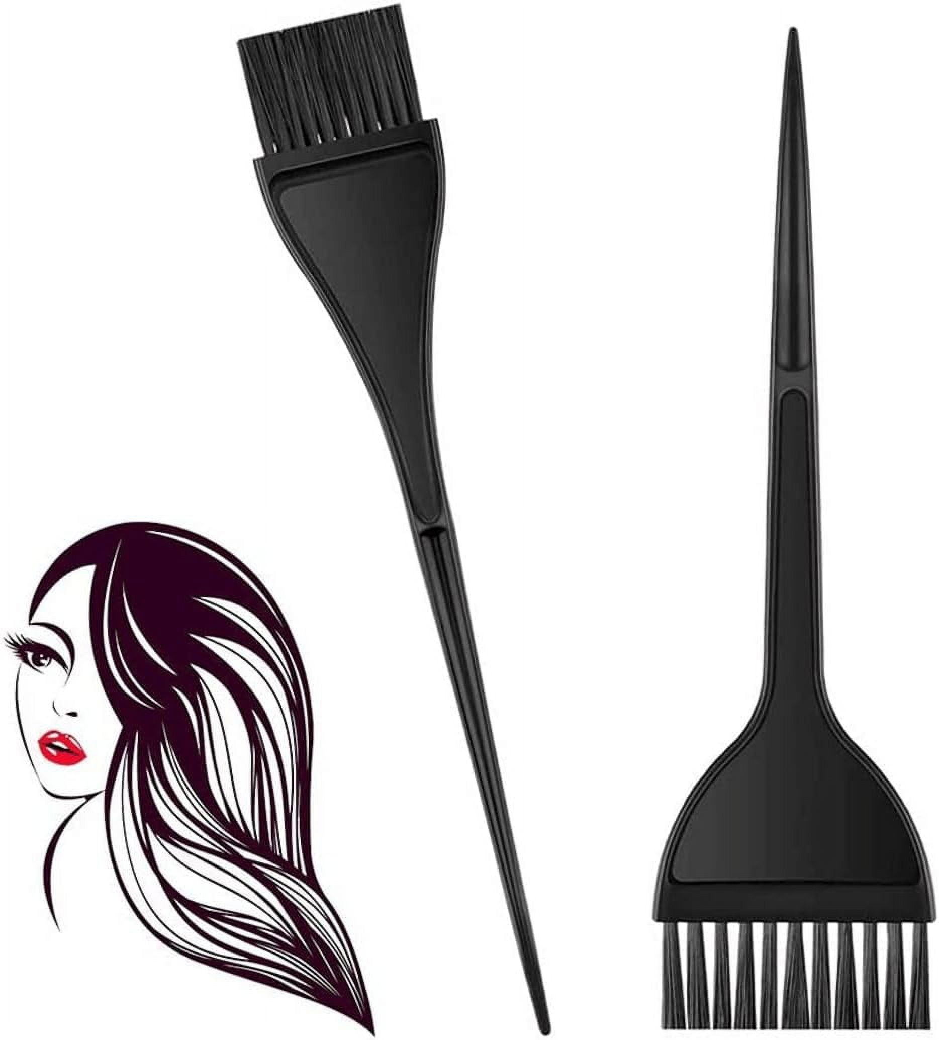 Hair Coloring Brushes, 2 Pieces Hair Colour Brush, Hair Dye Brushes ...