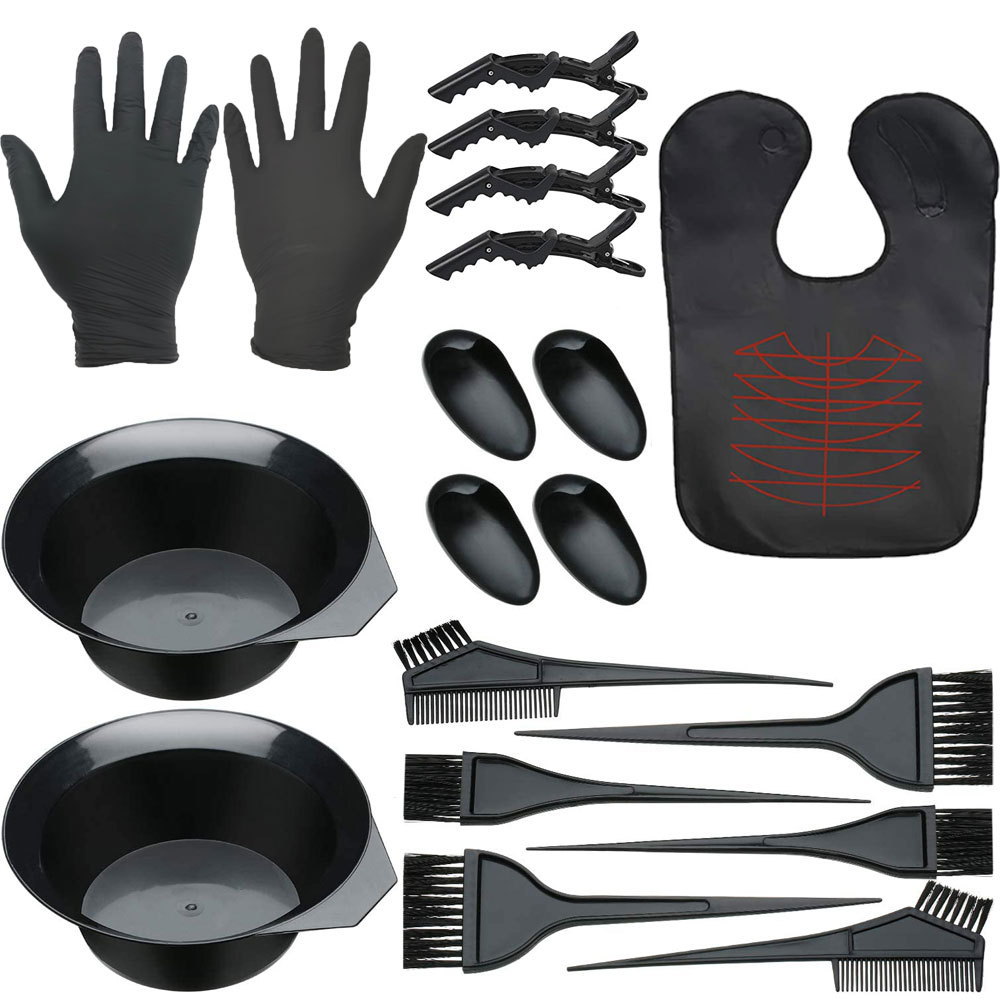 Hair Coloring & Treatment Kit - Hair Tinting Bowl, Dye Brush ...