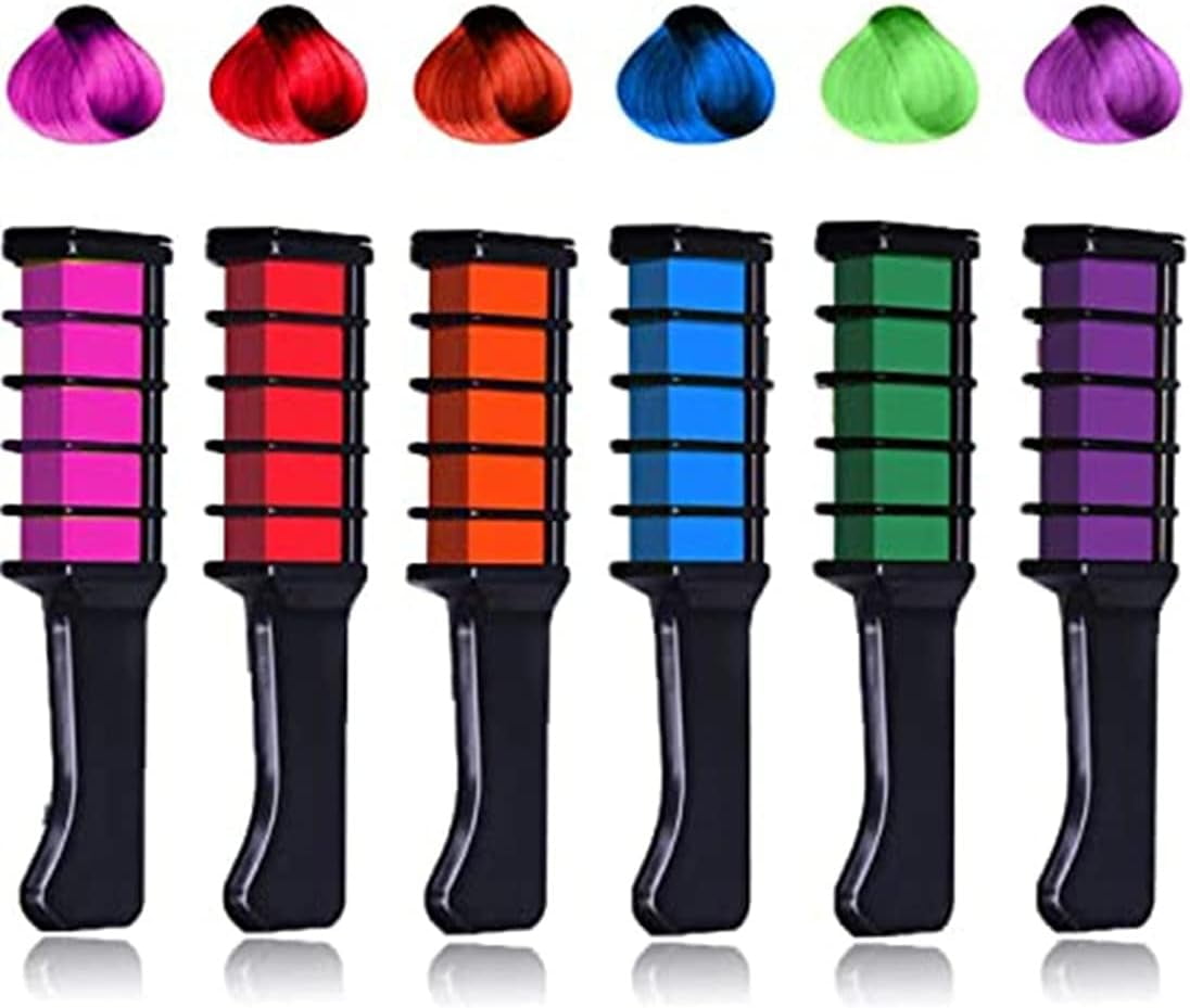 Hair Colour Comb, Hair Chalk, Temporary Hair Dyeing, Disposable Hair ...