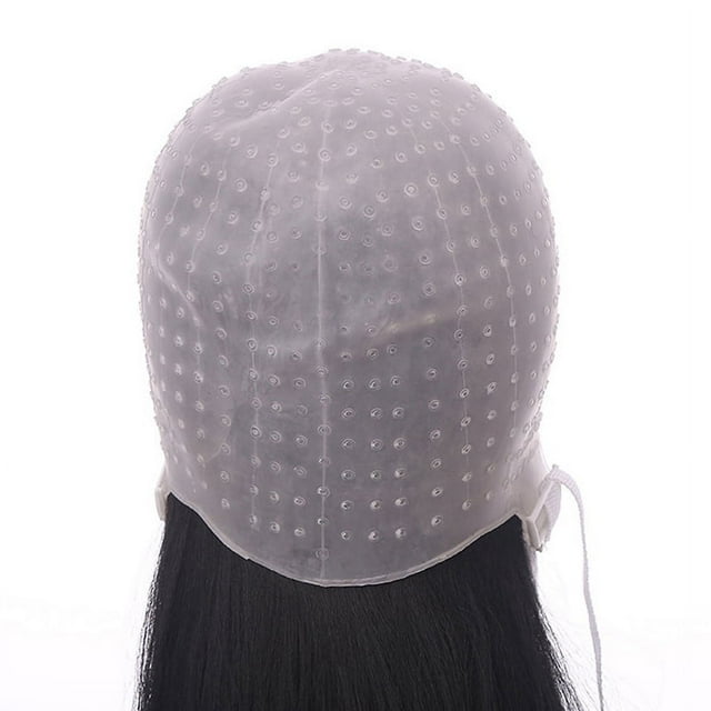 Hair Colouring Highlighting Dye Cap Frosting Tipping Reusable Silicone ...