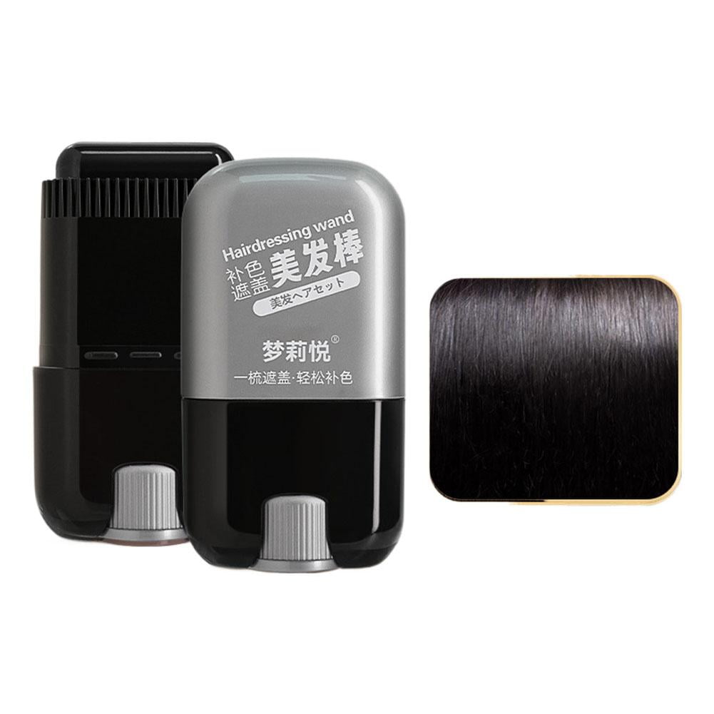 Hair Colouring Pen Non-fading Stick Temporary Cover Dye Grey Up Pen ...