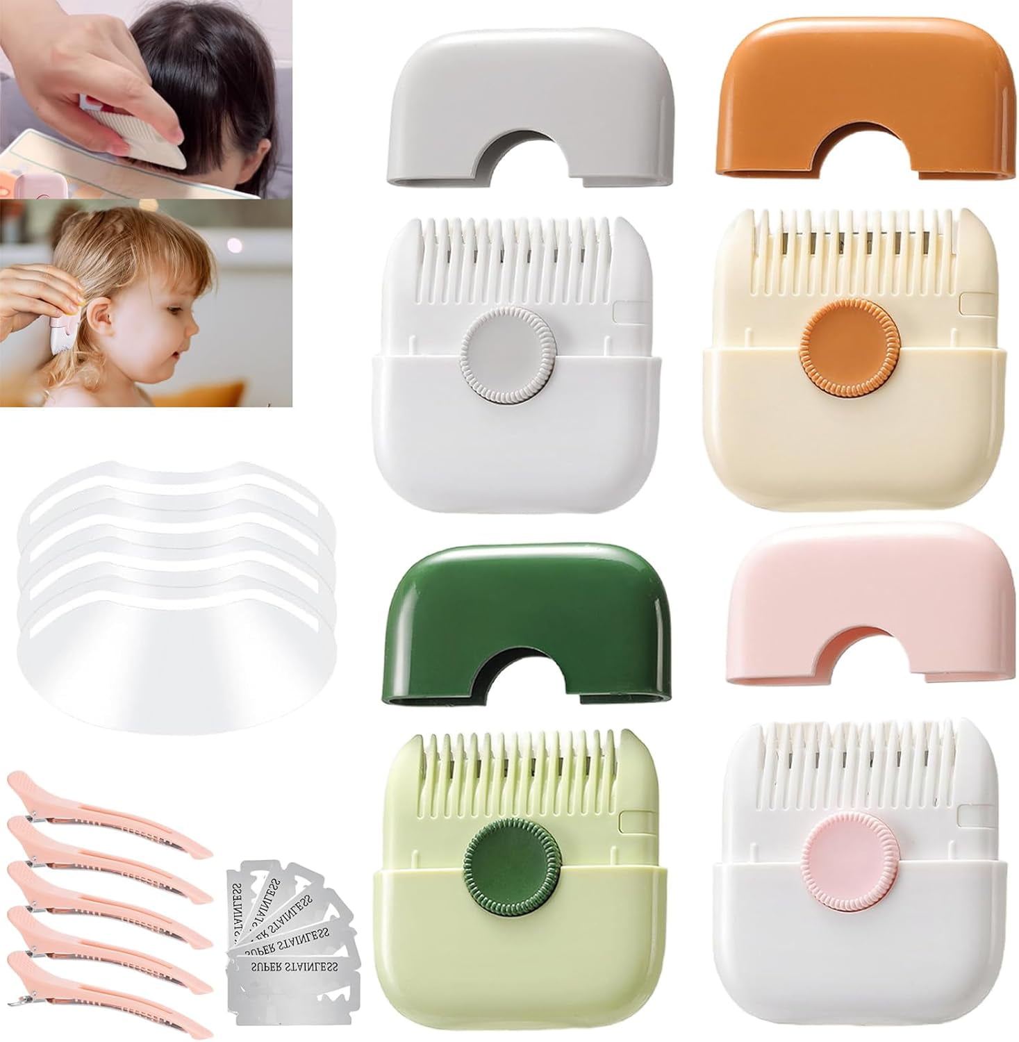 Hair /Comb Kids, Hair for Kids, Haircutter, 2 in 1 Hair Trimmer, Split ...