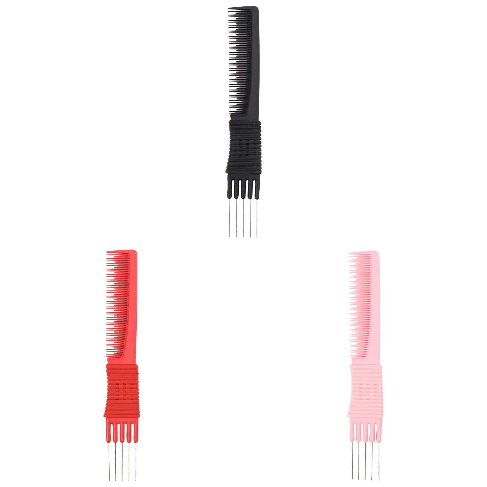 Hair Comb Pick Double Side Pick Salon Teasing Back Combs Hair Styling ...