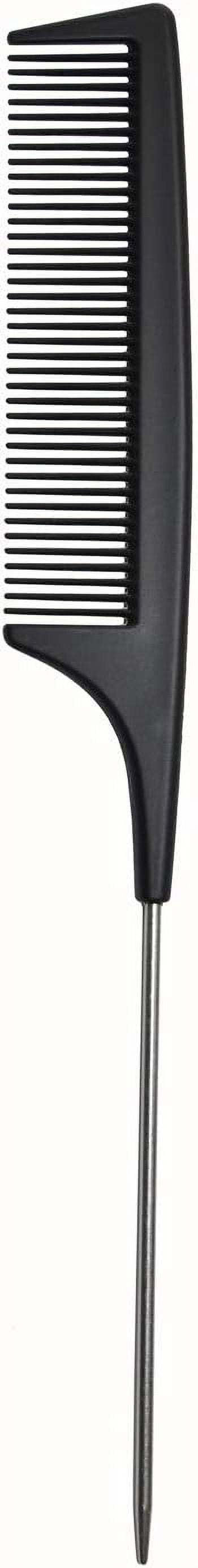 Hair Comb - a Professional Anti-static Carbon Fibre Metal-Pin Tail Comb ...