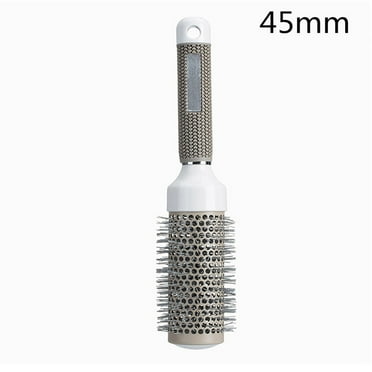 Boar Bristle Round Hair Brush, Ceramic Ionic Salon Pro Comb, Ideal for ...