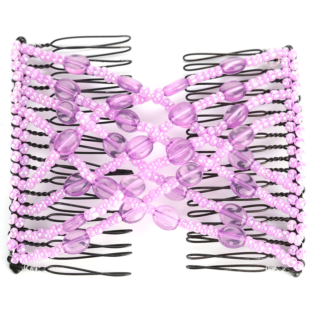 Hair Comb Wire Plate Hair Comb Water Drop Beads Magic Hair Comb Hair ...