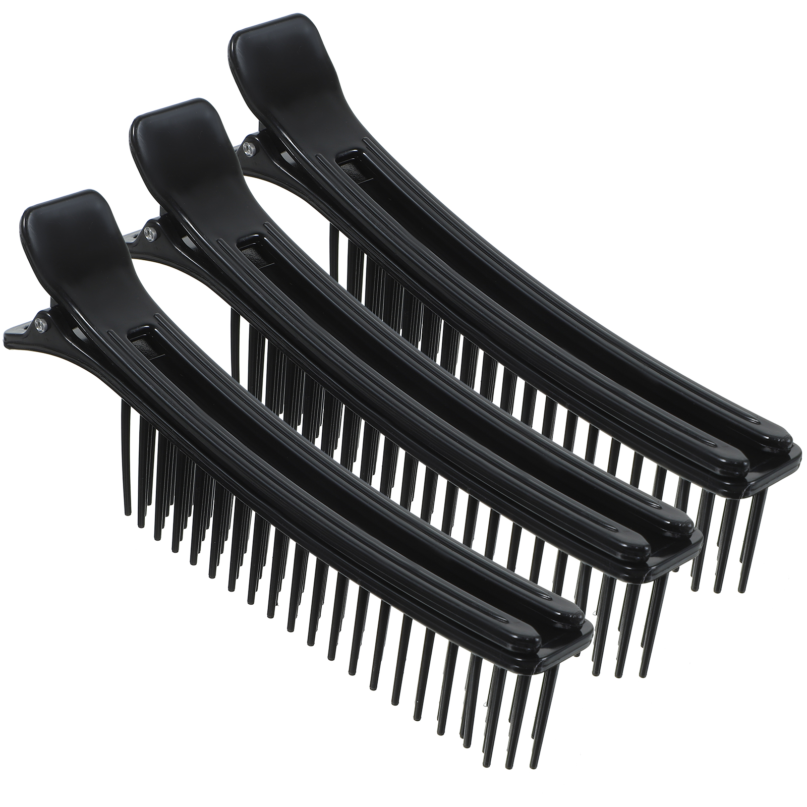 Hair Crimper Sectioning Clips Root Shape 12 Pcs Straightening Comb ...