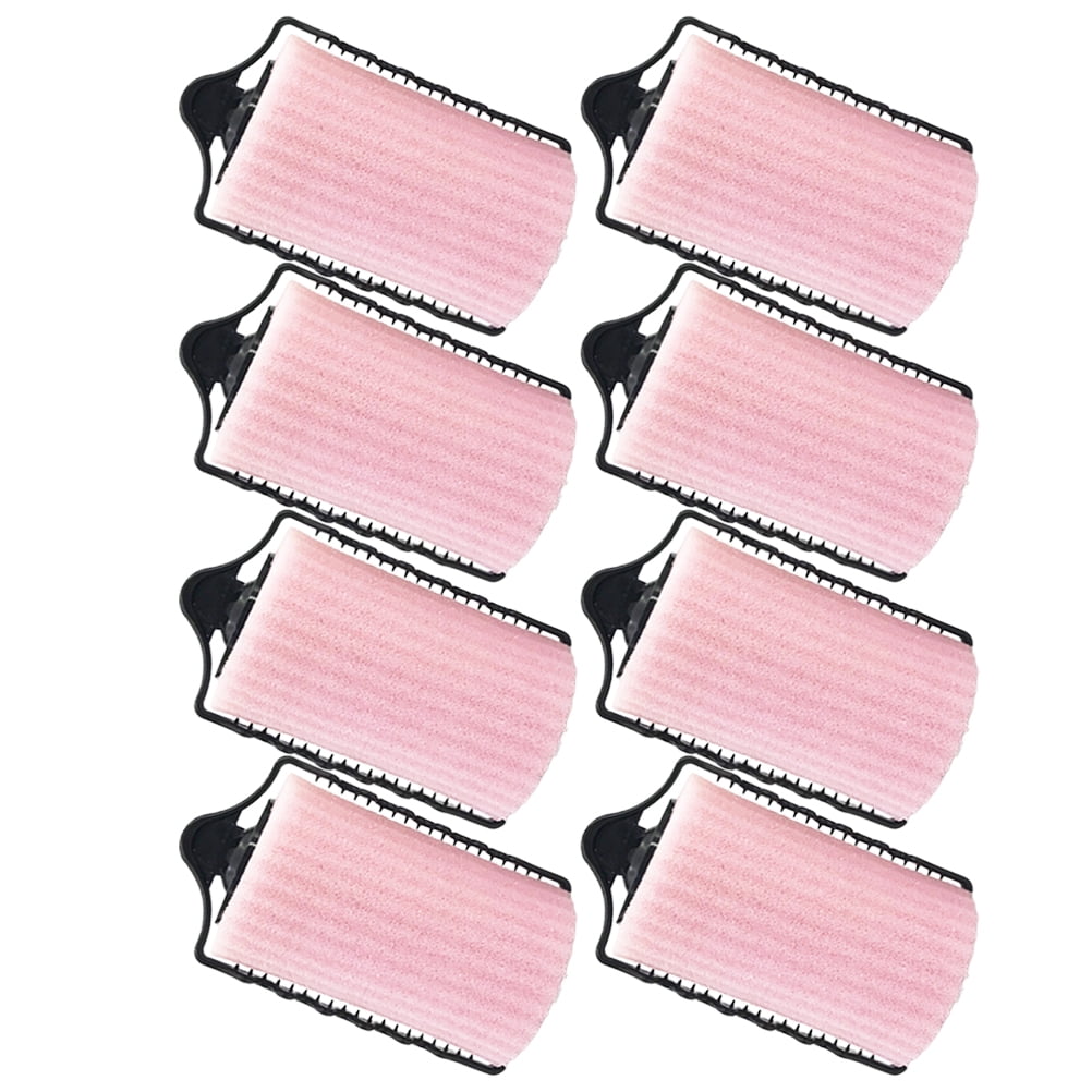 OUNONA 8pcs Self Holding Sponge Hair Rollers Curlers for Home Salon ...