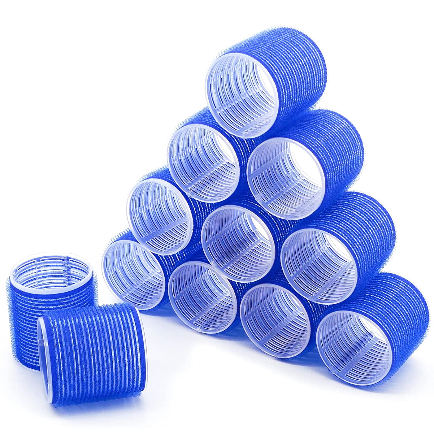 Hair Curlers Rollers, Duslogis 12 Pcs Rollers for Hair 1.7 in Self Grip ...