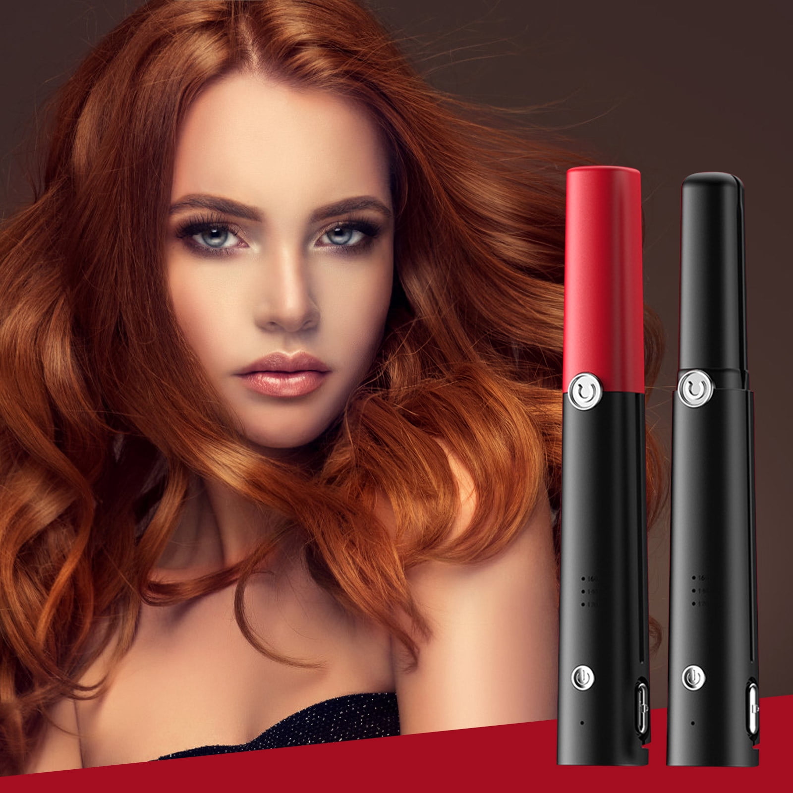 Hair Curling Irons Straight Hair Device USB Clamp, Straight Hair ...