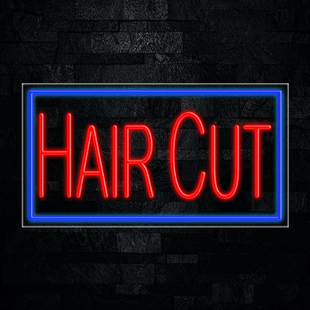 Hair Cut-LED Neon Sign 33"L x 18"H #31081 - Walmart.com