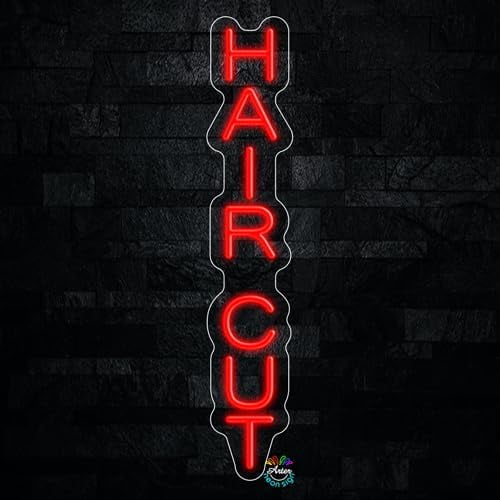 Hair Cut LED Neon Sign 5"L x 27"H #32357 - Walmart.com