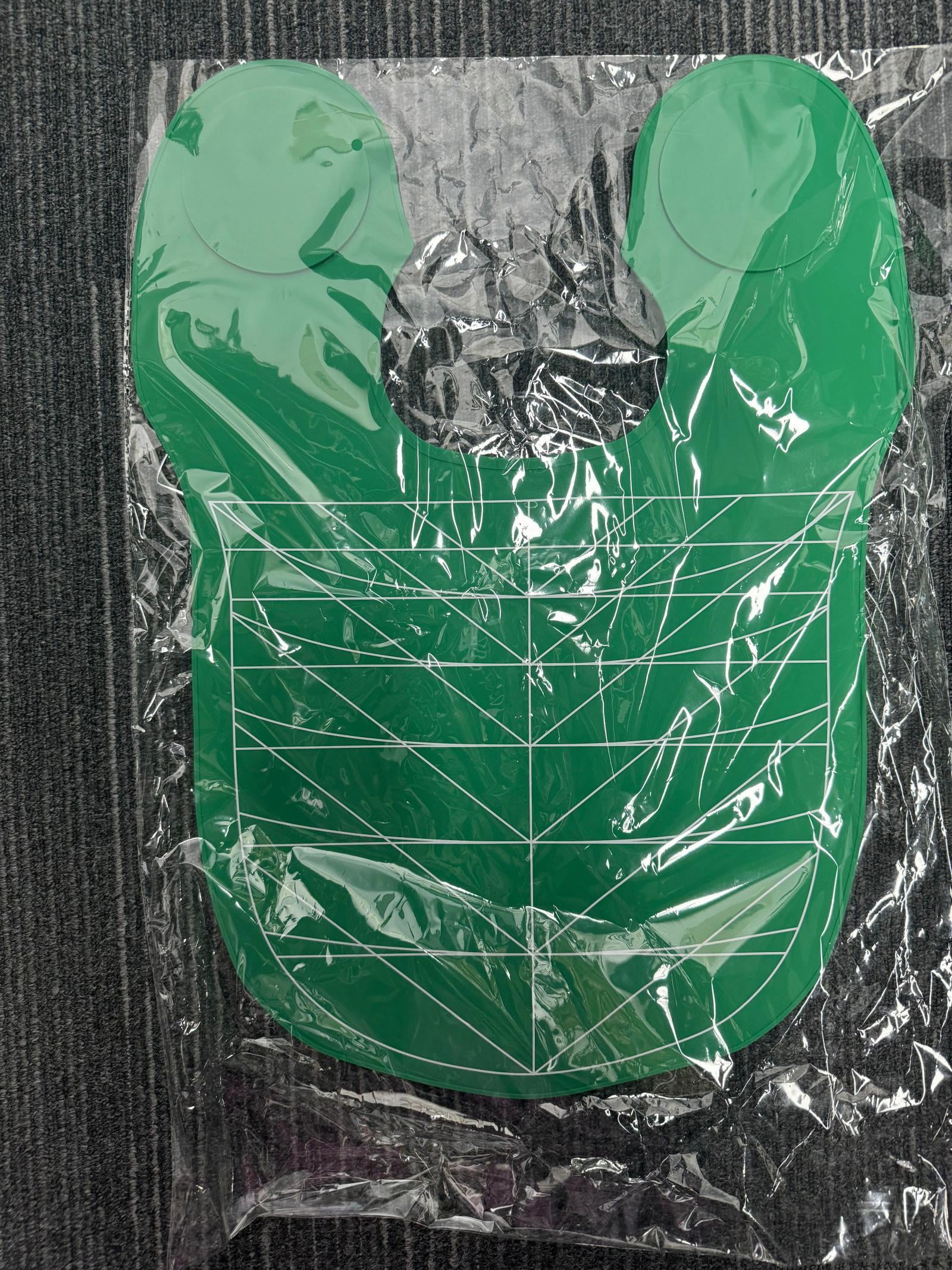 Hair Cutting Collar Hair Salon Stylist Cape Waterproof Rubber Neck Wrap ...