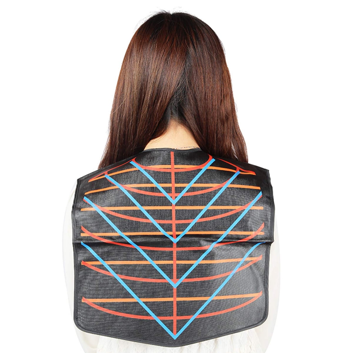 Hair Cutting Collar Tool, Salon Hairdressing Hair Dye Cape With Angular ...