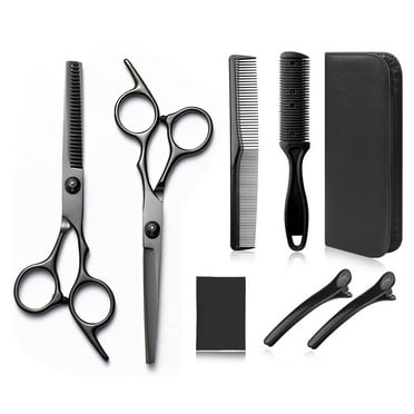 Wekvgz Professional Hair Cutting Scissors, 12 Pcs Stainless Steel ...