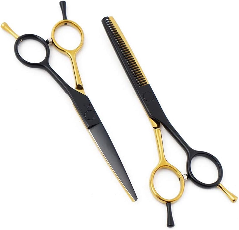 Hair Cutting Scissors Set Professional Barber Haircutting Thinning ...