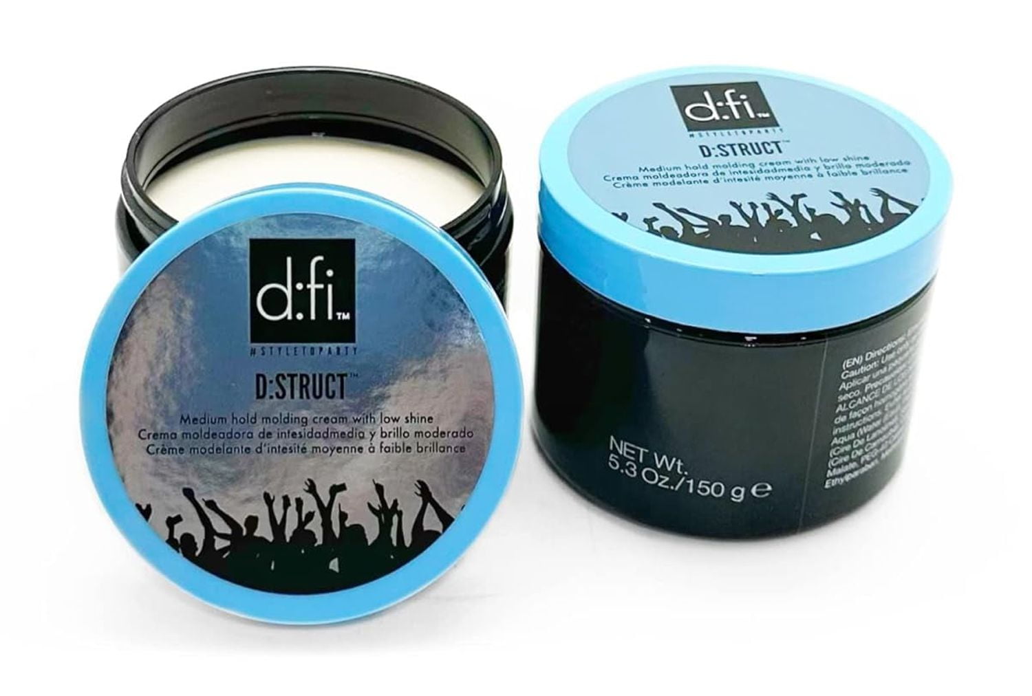 D:fi D:Struct Molding Cream, 5.3oz. (Pack of 2) - Walmart.com