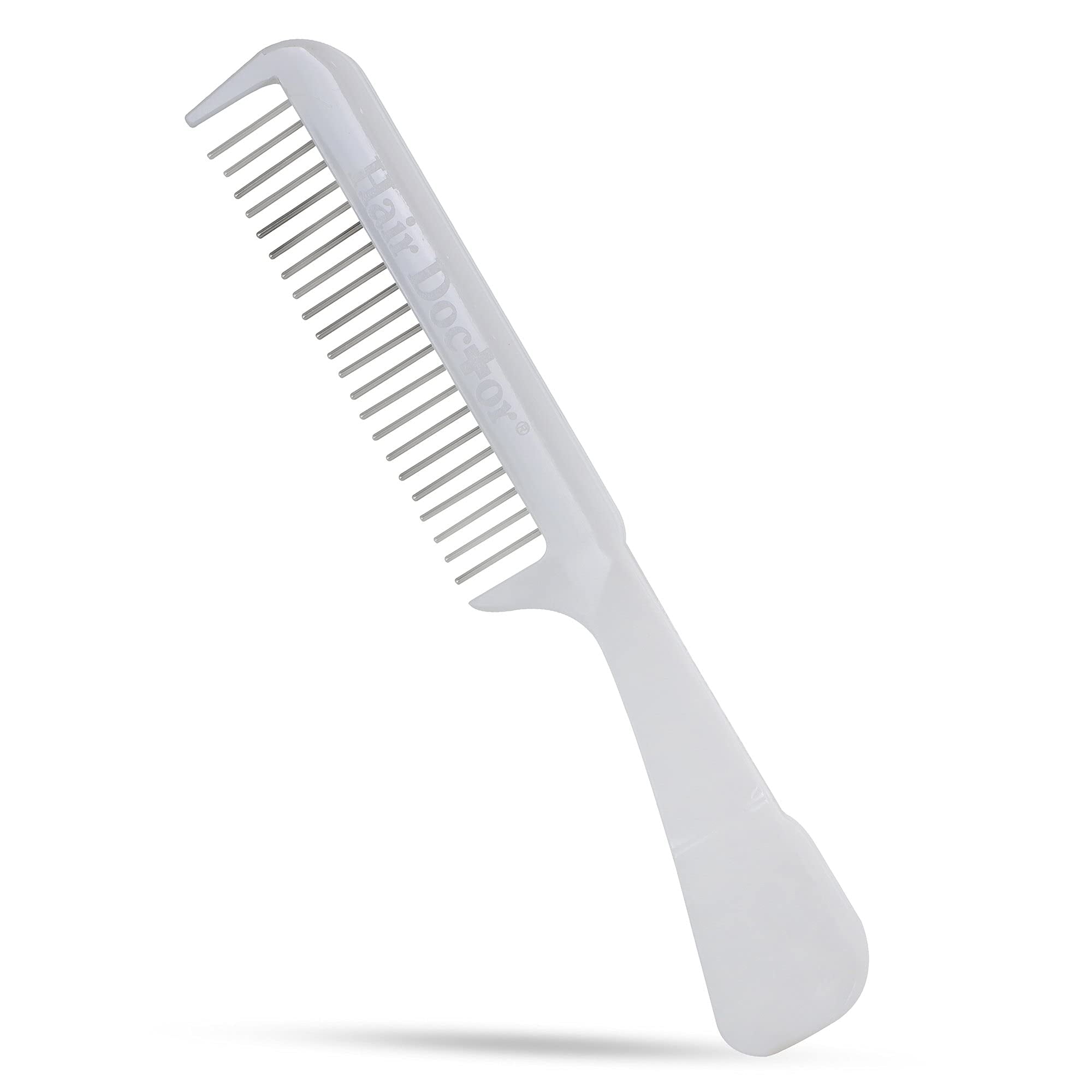Hair Doctor Handle Comb with silky smooth rotating teeth reduces hair ...