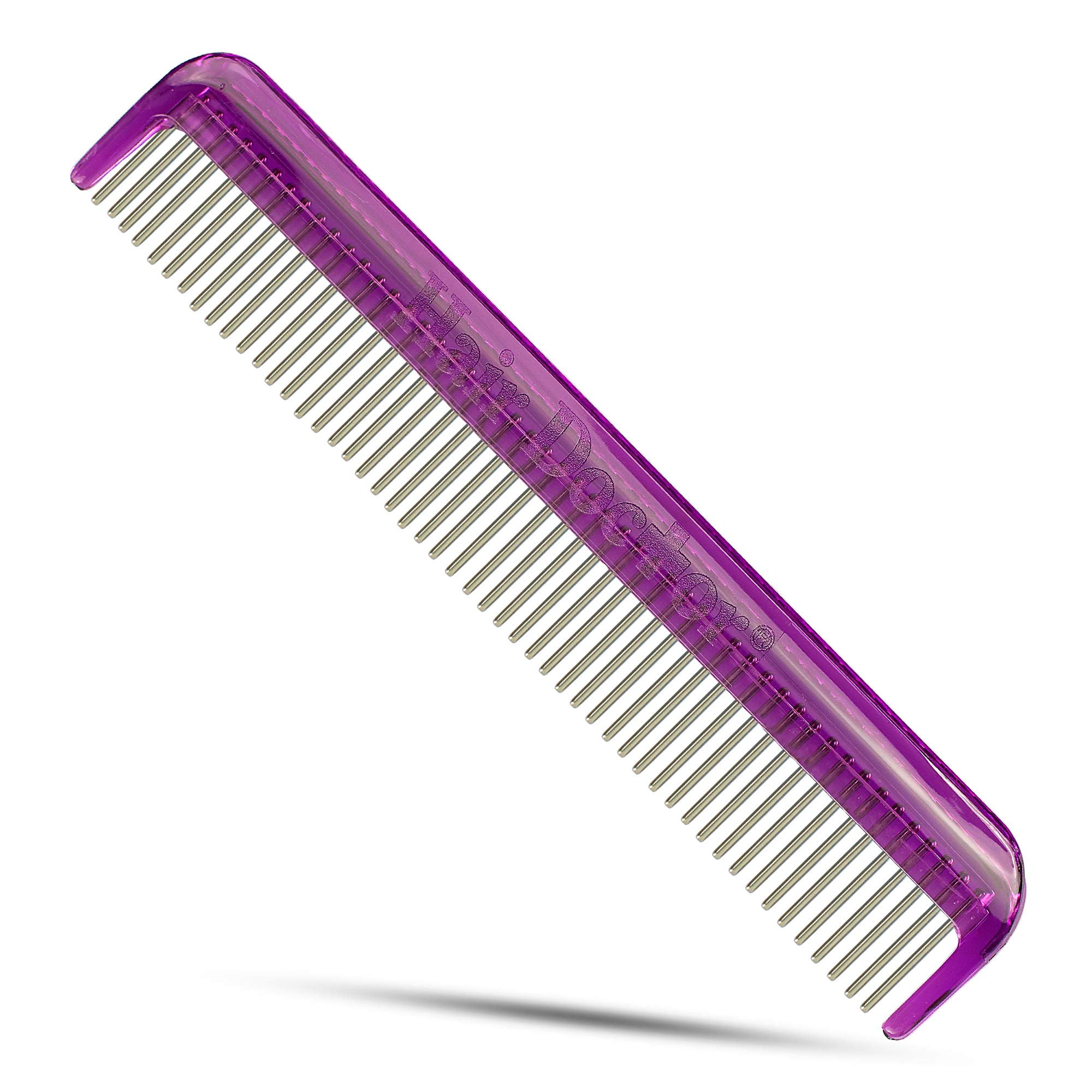 Hair Doctor Vanity Comb with silky smooth rotating teeth prevents hair ...