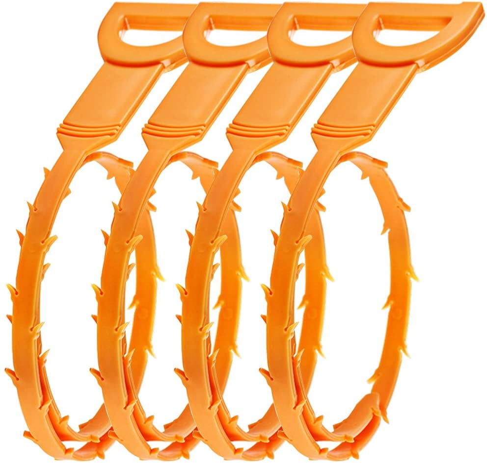 Hair Drain Clog Remover, 4 Pack Sewer Dredging Tools Equipment/Auger ...