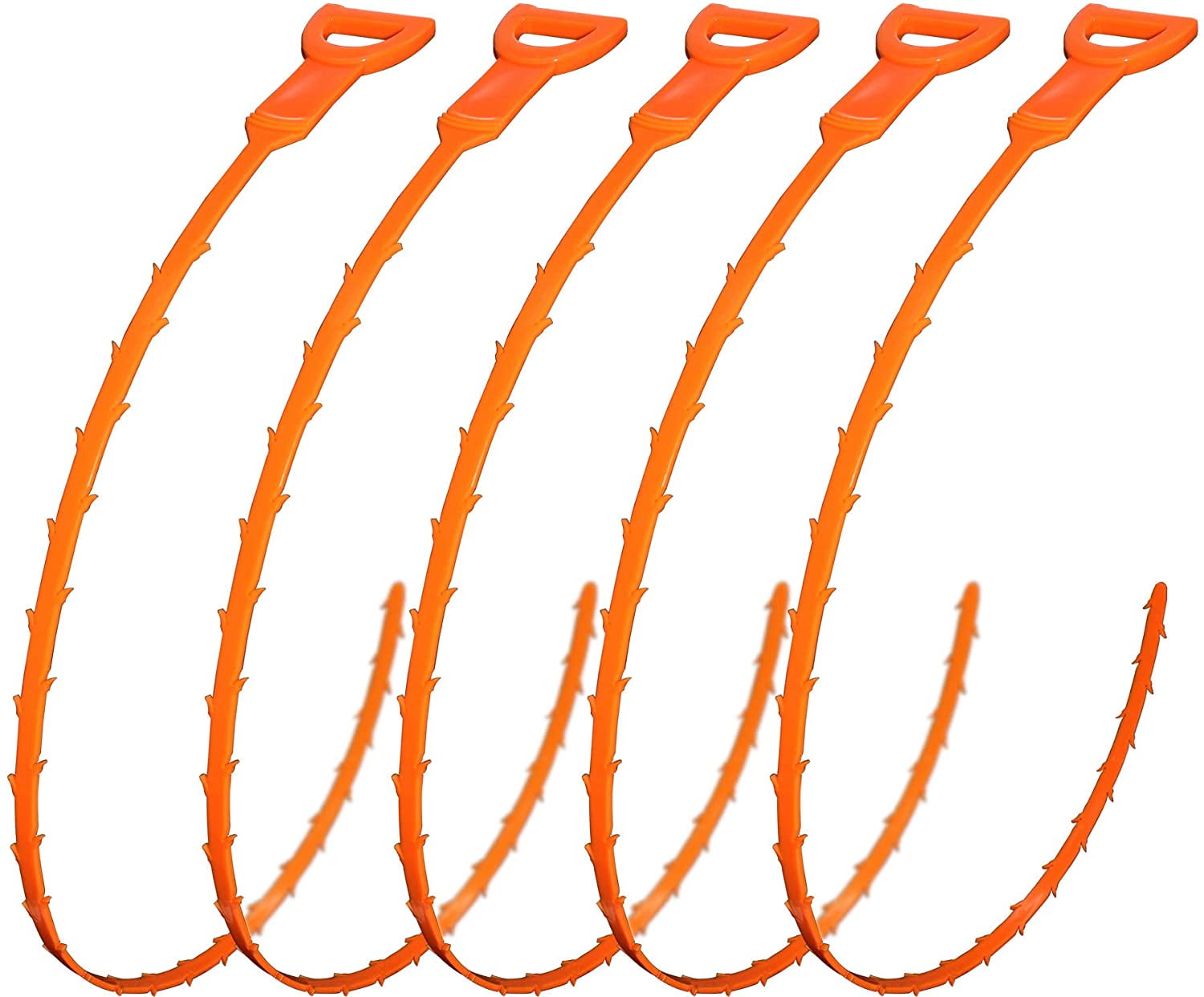 Hair Drain Clog Remover Drain and Snake Cleaning Tool (5 PCS 23.6 inch ...