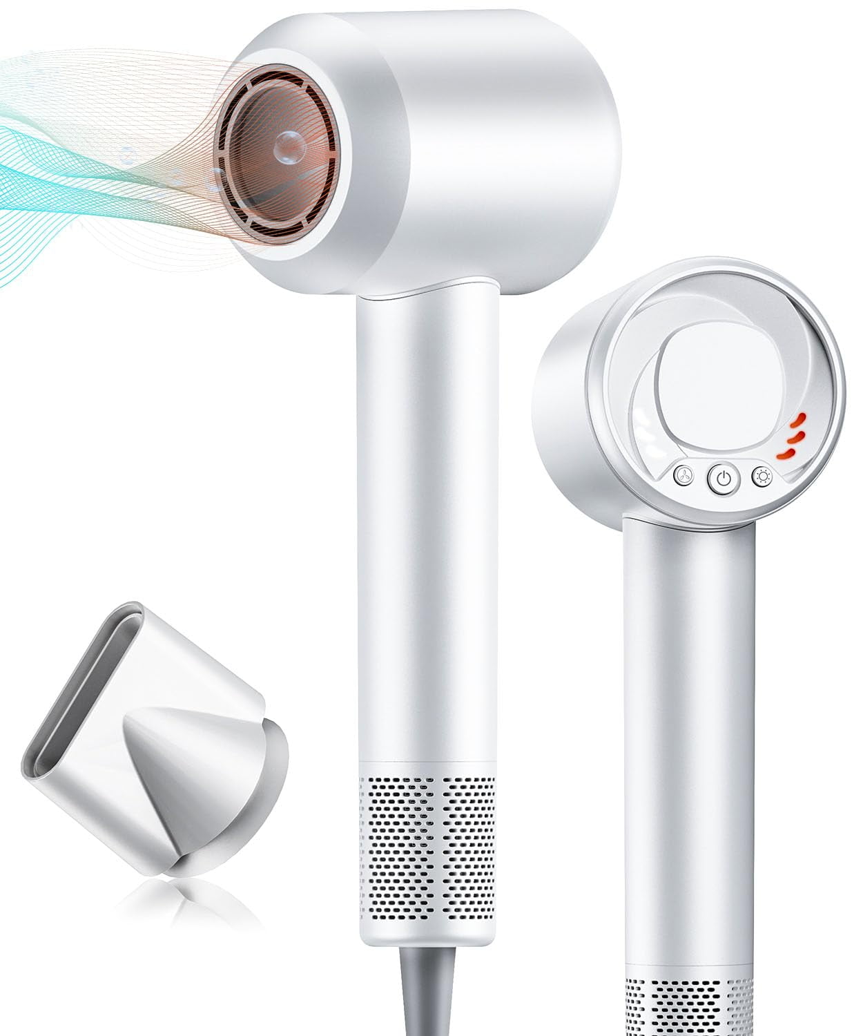 Hair Dryer，140, 000 RPM High Speed Blow Dryer for Fast Drying, Negative ...